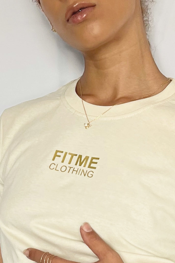 Sand FitMe Generation T-Shirt & Joggers Tracksuit Set | FitMe Clothing